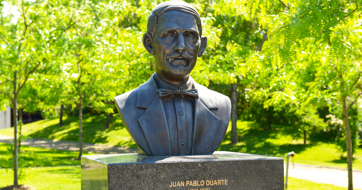 Buste de Juan Pablo Duarte - Art public de la Ville de Québec