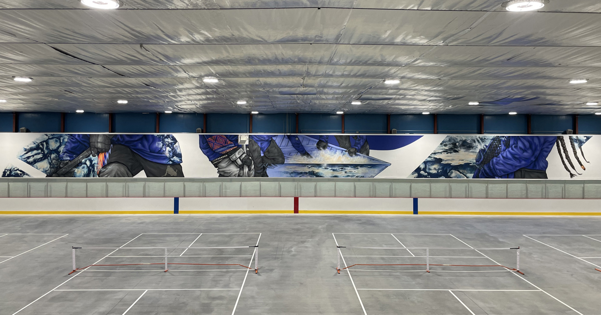 Dynamique des fragments - Art public de la Ville de Québec