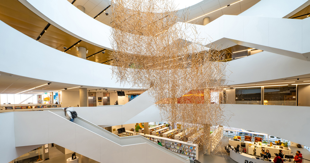 Bibliothèque Gabrielle-Roy - Art public de la Ville de Québec