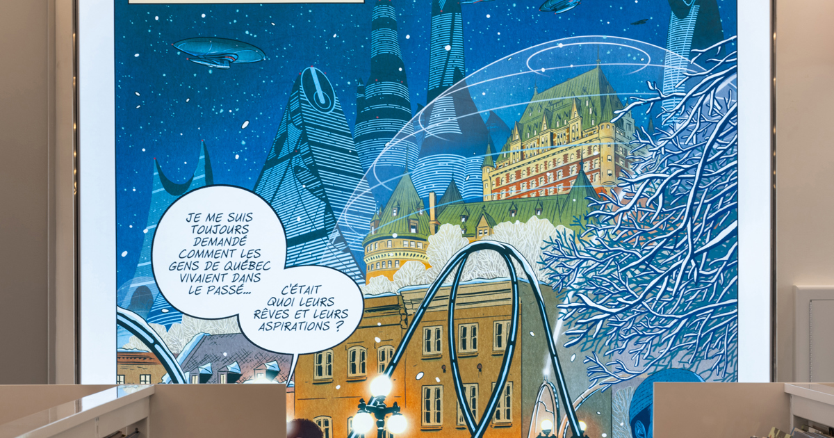 Québec en quatre temps - Art public de la Ville de Québec