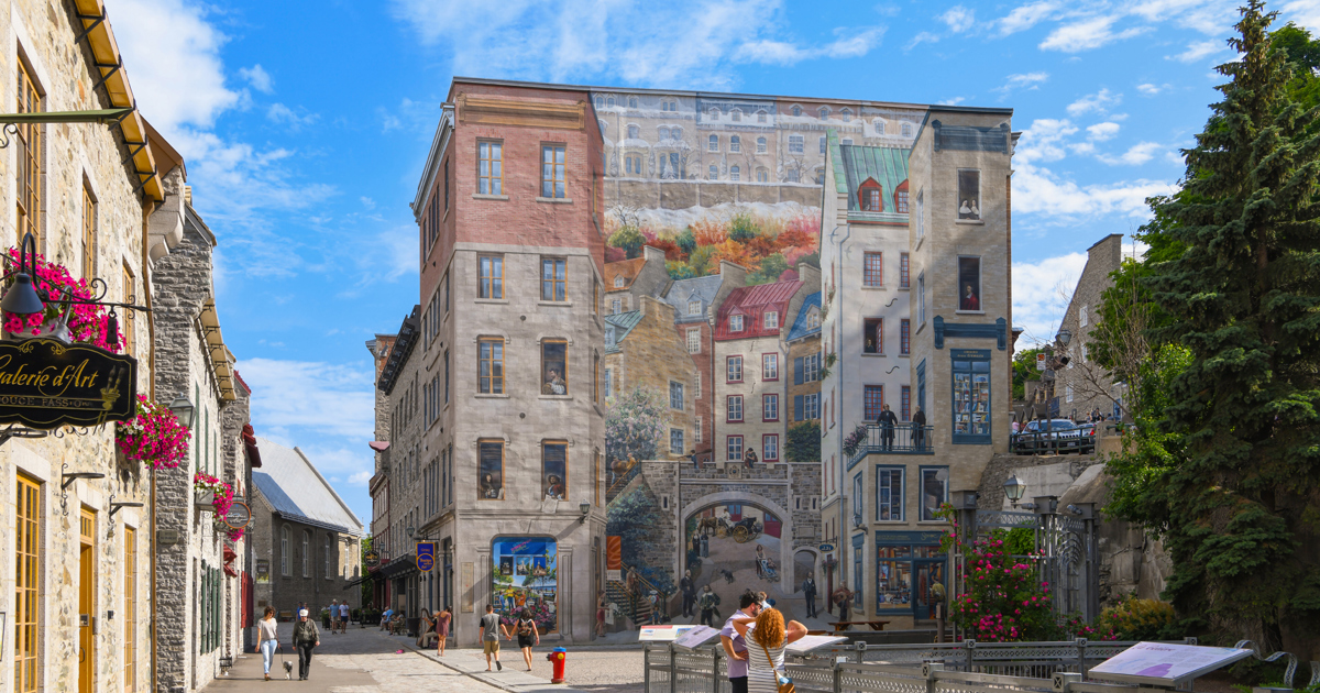 La fresque des Québécois - Art public de la Ville de Québec