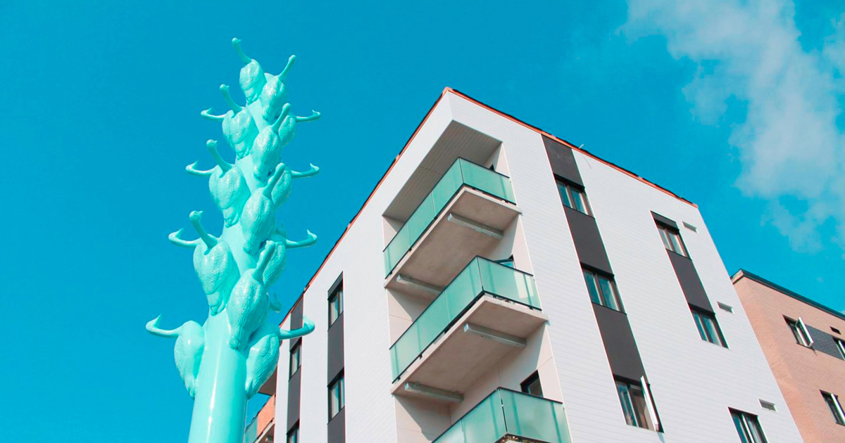 La trajectoire - Art public de la Ville de Québec