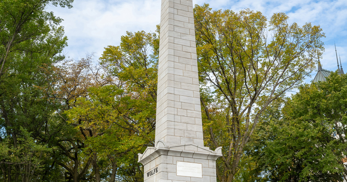 Monument Wolfe-Montcalm - Art public de la Ville de Québec