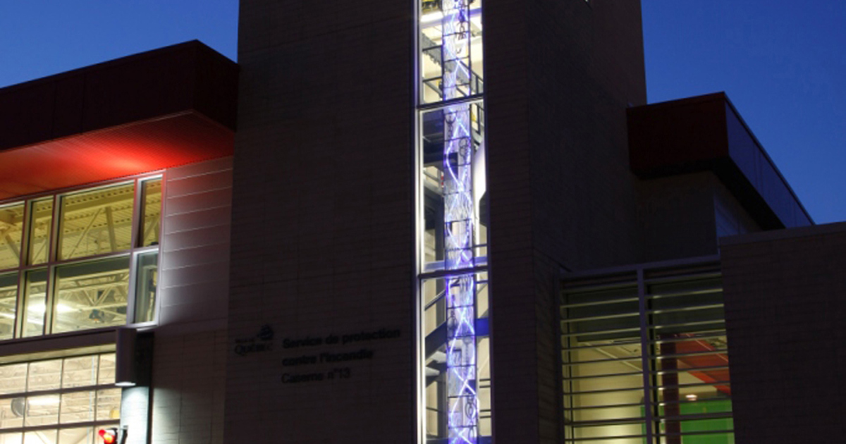 La grande échelle - Art public de la Ville de Québec