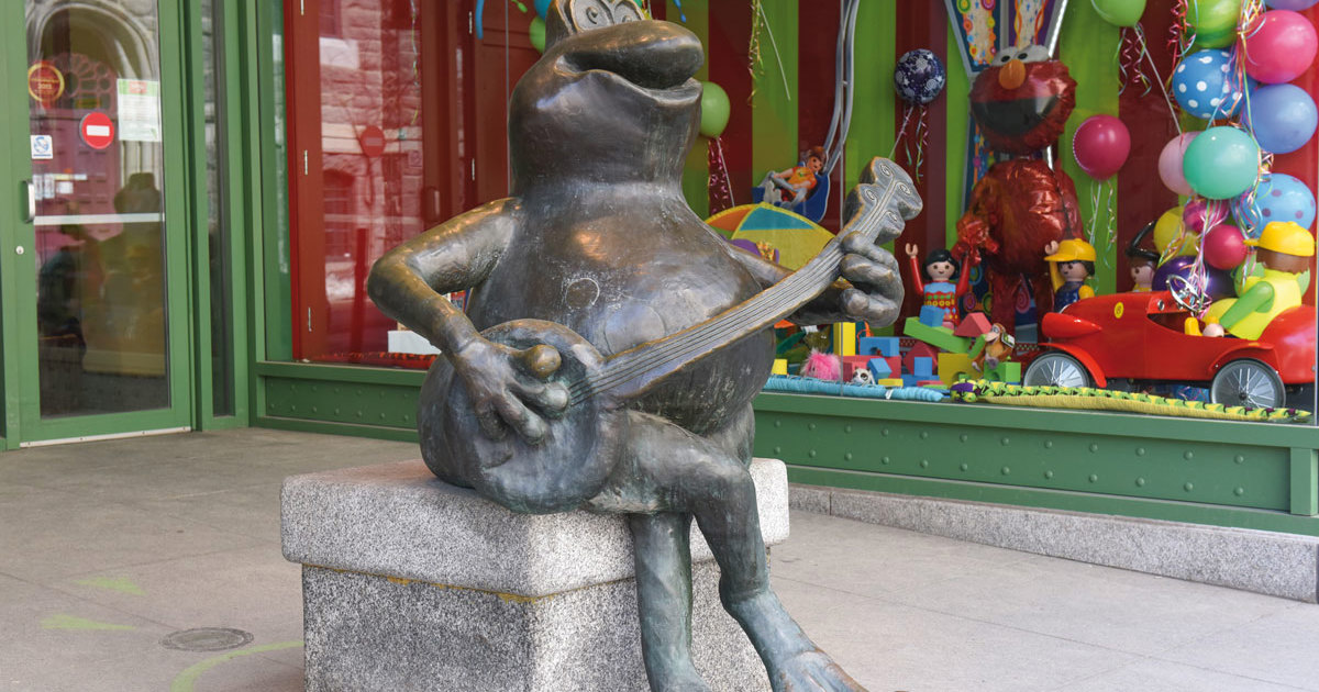 Benjo la grenouille - Art public de la Ville de Québec