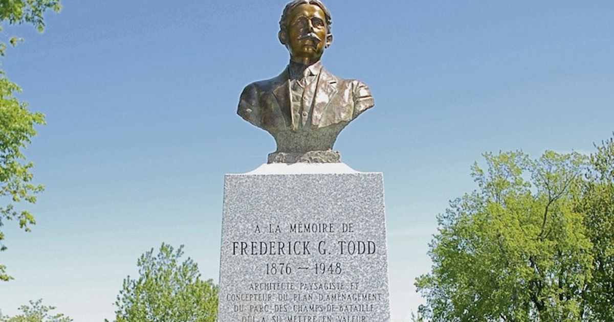 Buste de Frederick Gage Todd - Art public de la Ville de Québec